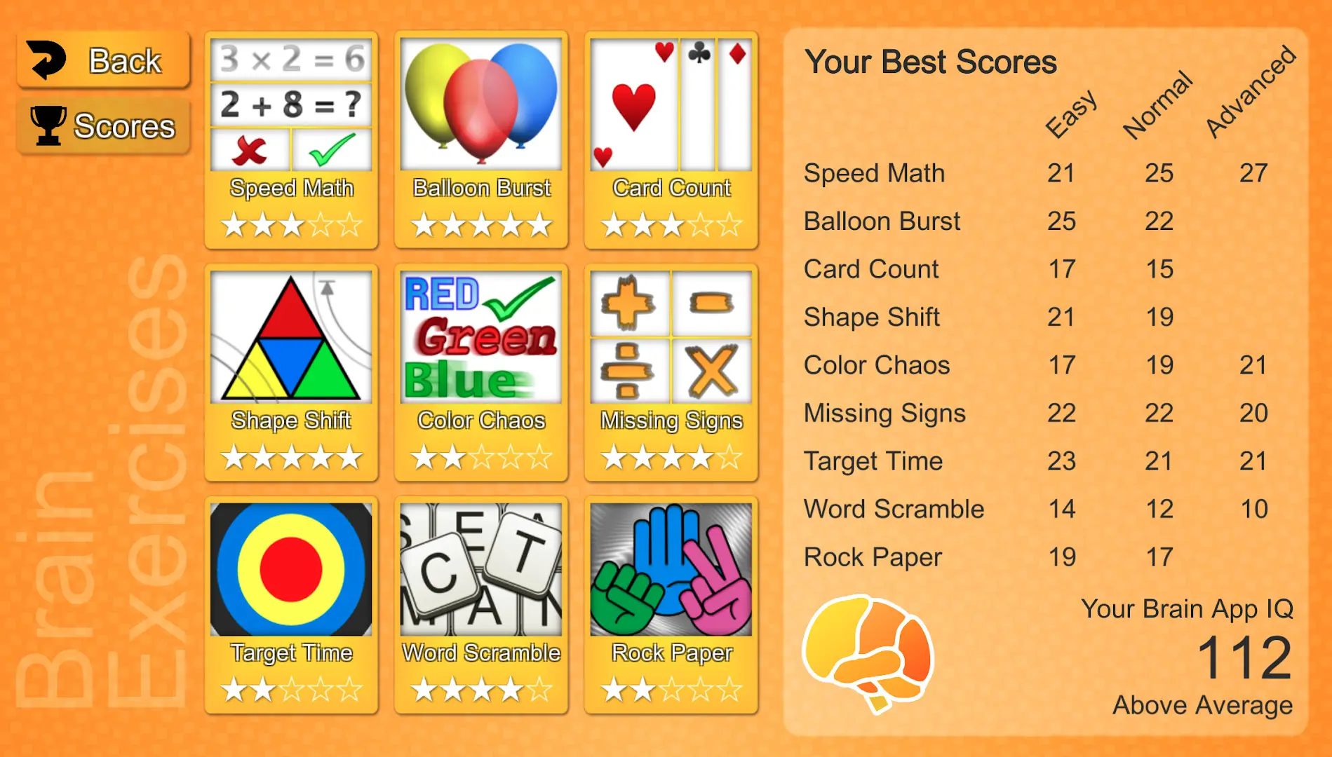 Brain App Android App in the Google Play Store